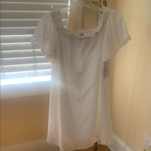 a.n.a | Dresses | Ana White Eyelet Dress | Poshmark